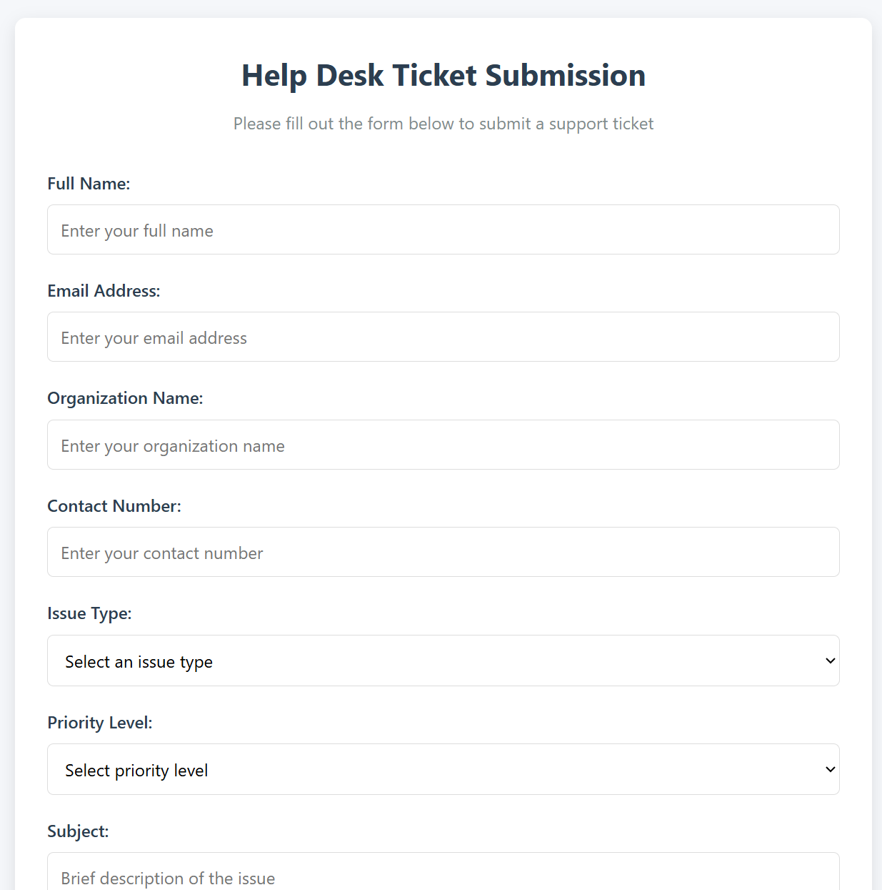 GitHub - OranWeb/helpdesk-frontend: Really simple helpdesk frontend ...